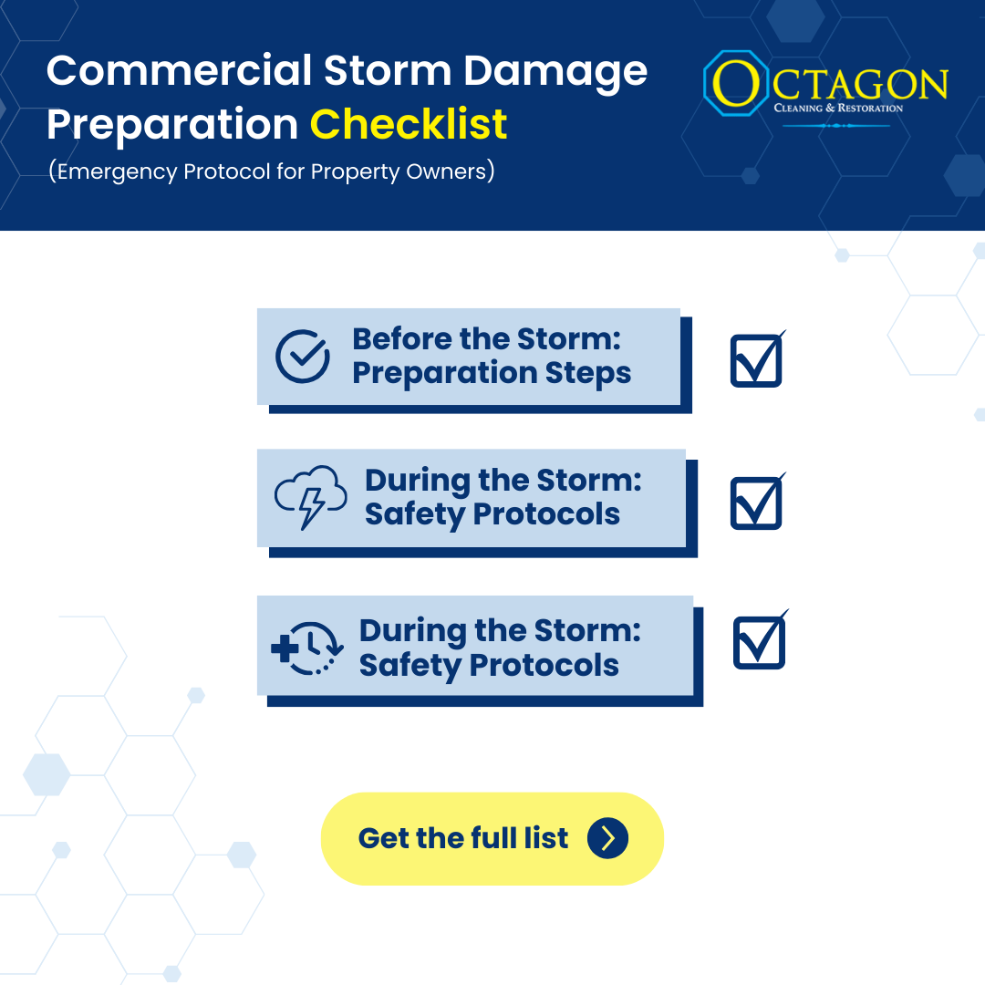 Download Our Free Commercial Storm Damage Preparation Checklist